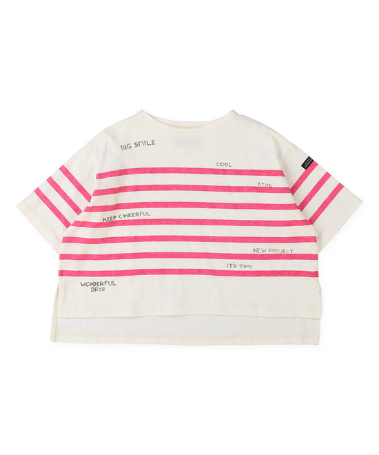 Cotton Jersey Striped and Printed Tee – FITH ONLINE STORE