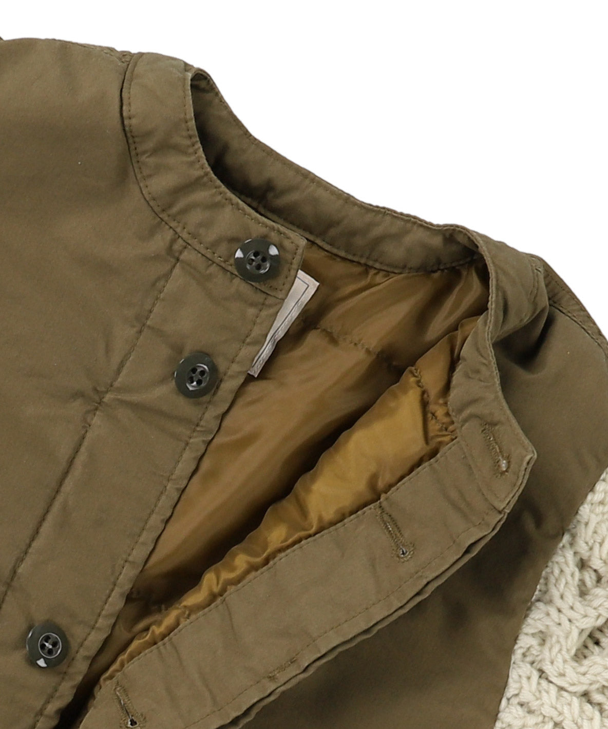 Weather Cloth Handknitted-Sleeves Coat – FITH ONLINE STORE